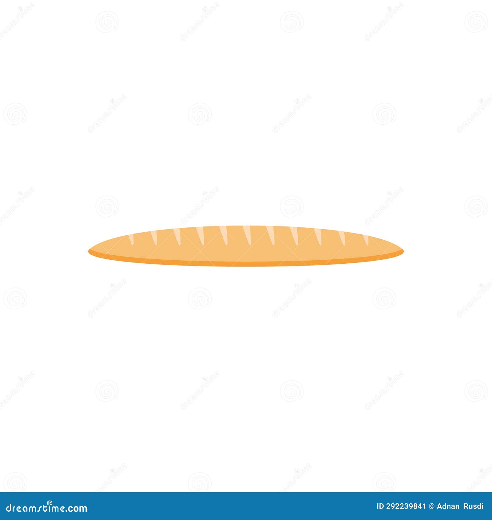 Bread Flat Design Vector Illustration Isolated on White Background ...