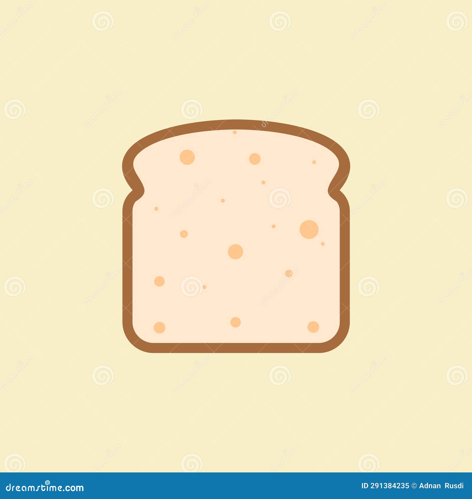 Bread Flat Design Vetor Illustration Stock Vector - Illustration of ...