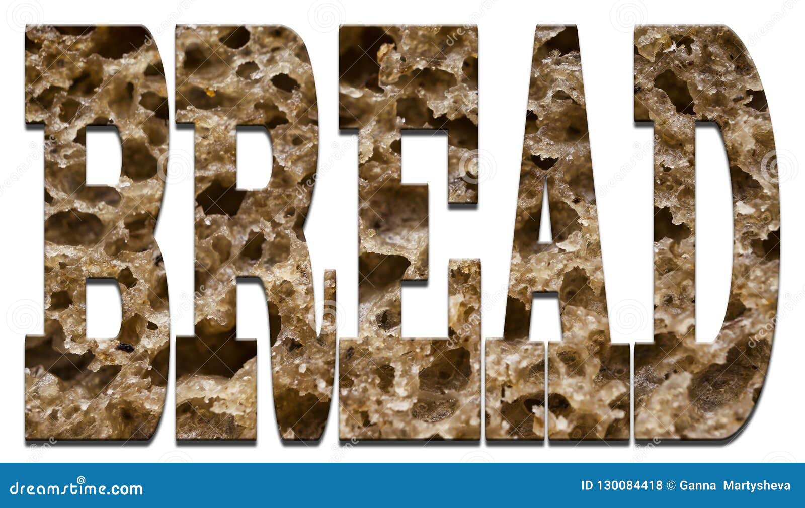 Bread, Font, Texture Of Bread, Transparency, Typography, Isolated Stock ...