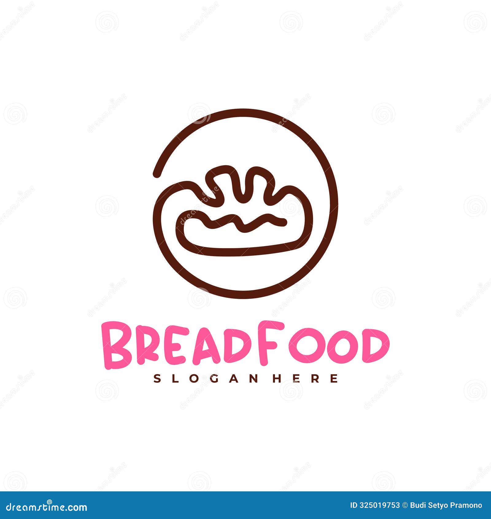 Bread Food Logo Vector Template, Creative Bread Logo Design Concepts ...