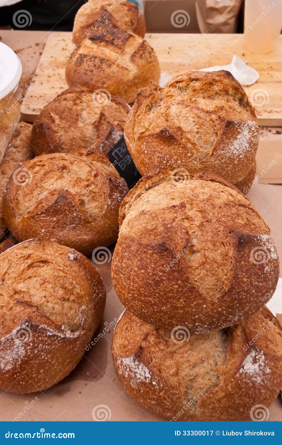Bread stock image. Image of food, freshness, flour, market - 33300017