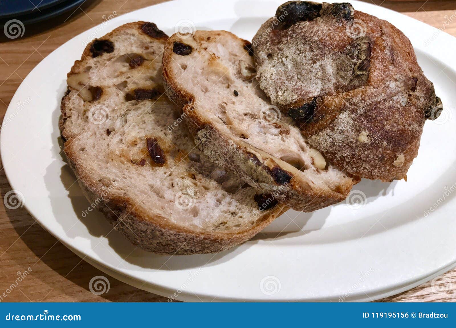 Bread with grape stock photo. Image of white, close - 119195156