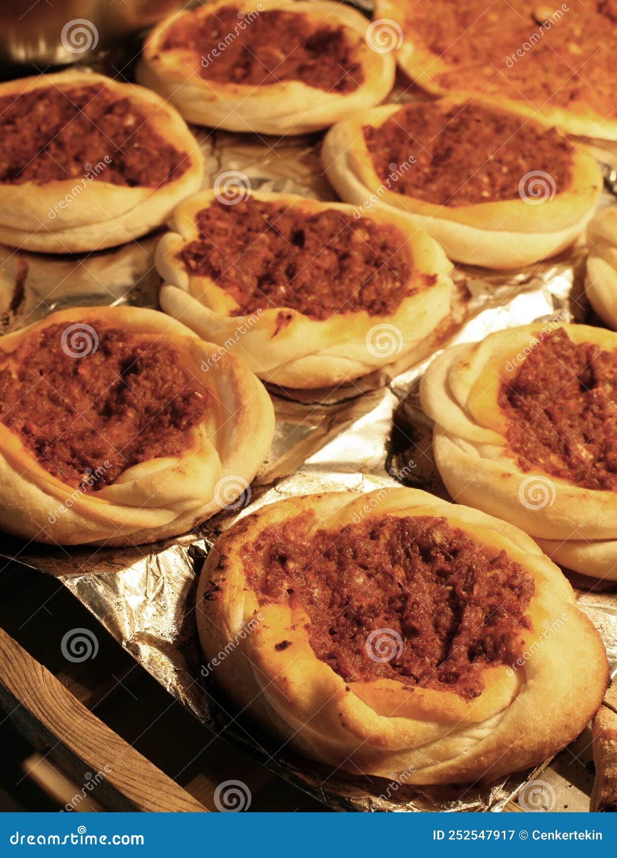 Bread with ground meat stock image. Image of city, cultures - 252547917