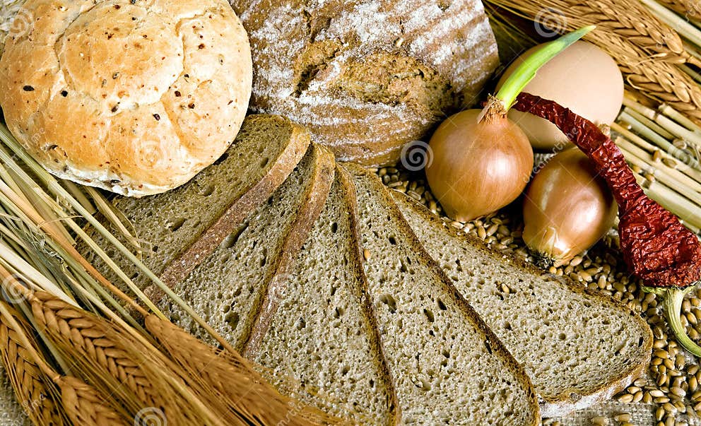 Bread group 2 stock image. Image of healthy, organic, brown - 8439447