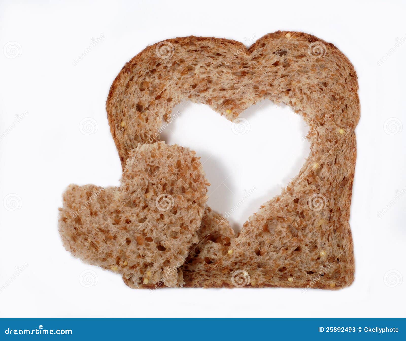Bread with heart shape stock image. Image of white, love - 25892493