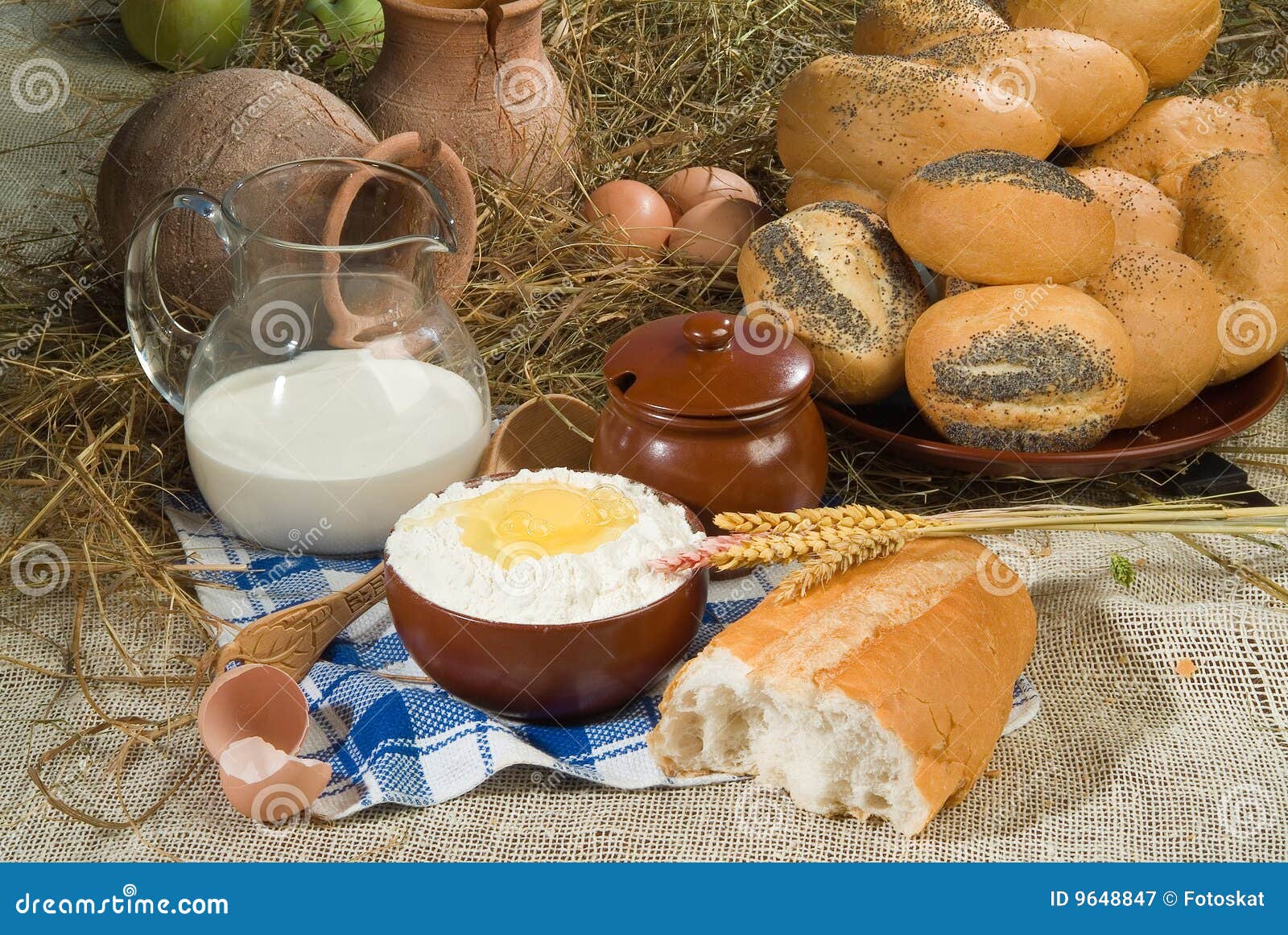 Bread in Human Life stock image. Image of lifestyle, leaf - 9648847