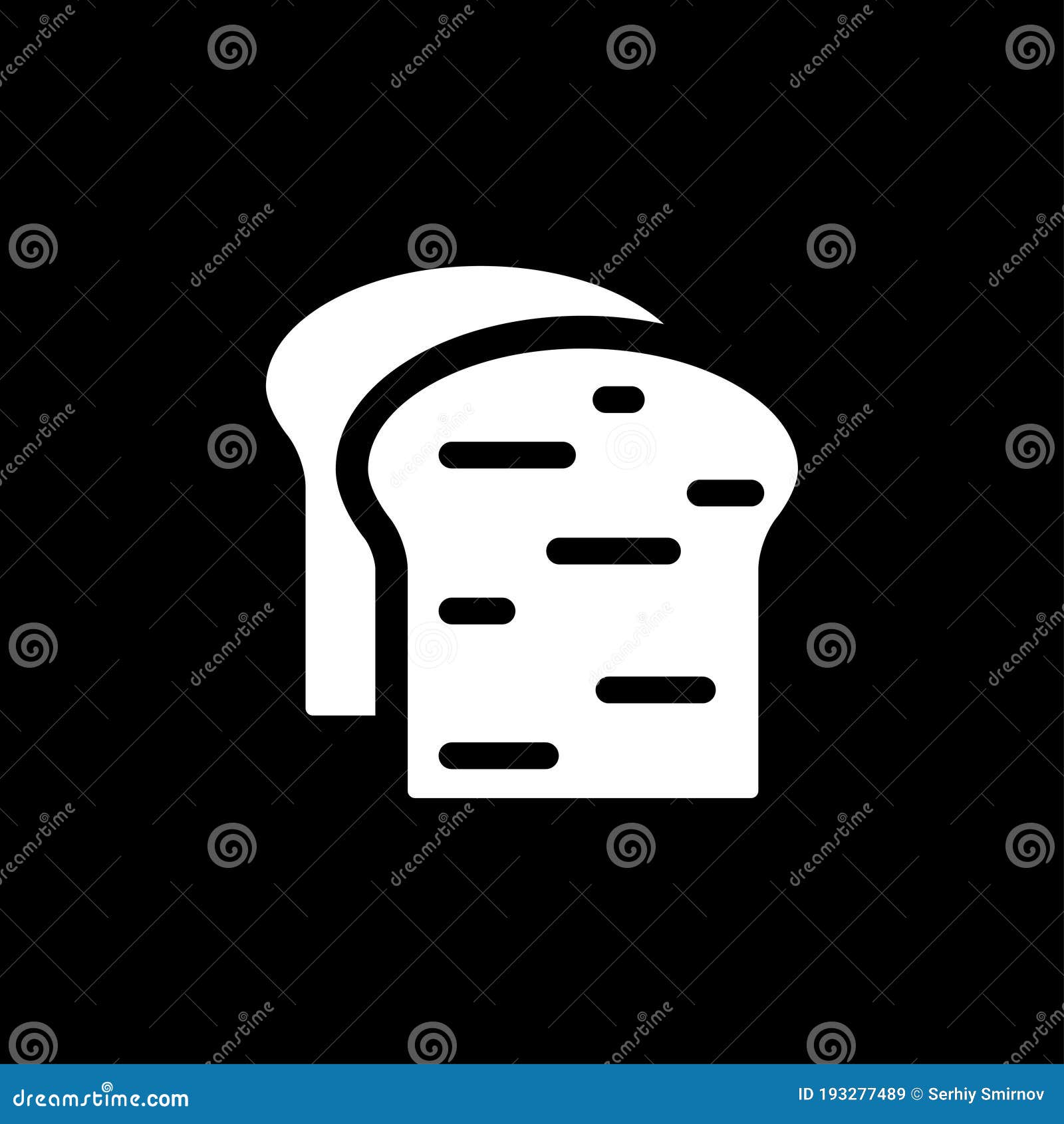 Bread Icon. Bread Bakery Symbol Vector Illustration. Eps 10 Stock ...