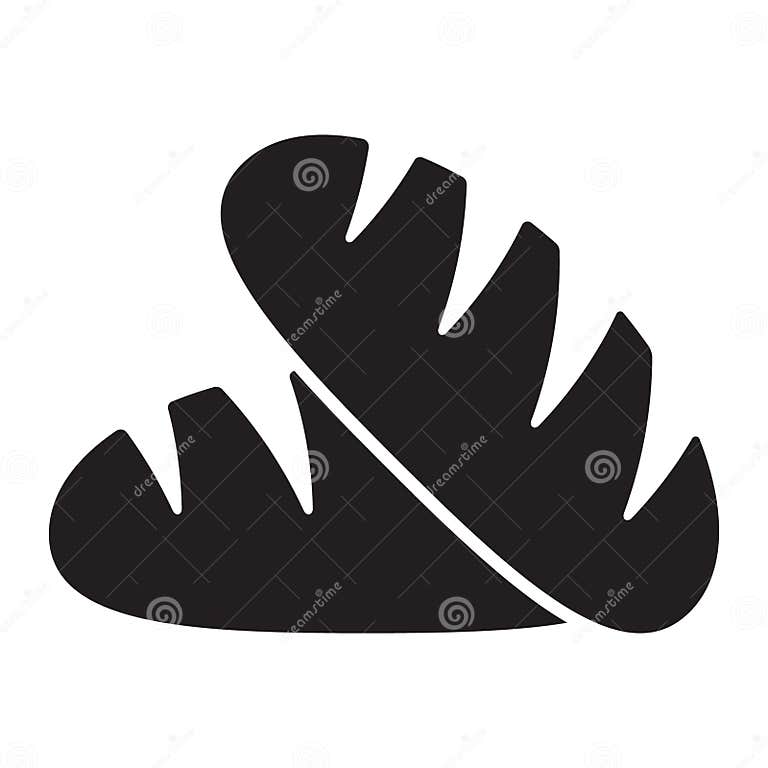 Bread Icon, Bread Loaf Flat Icon. Stock Vector - Illustration of loaf ...