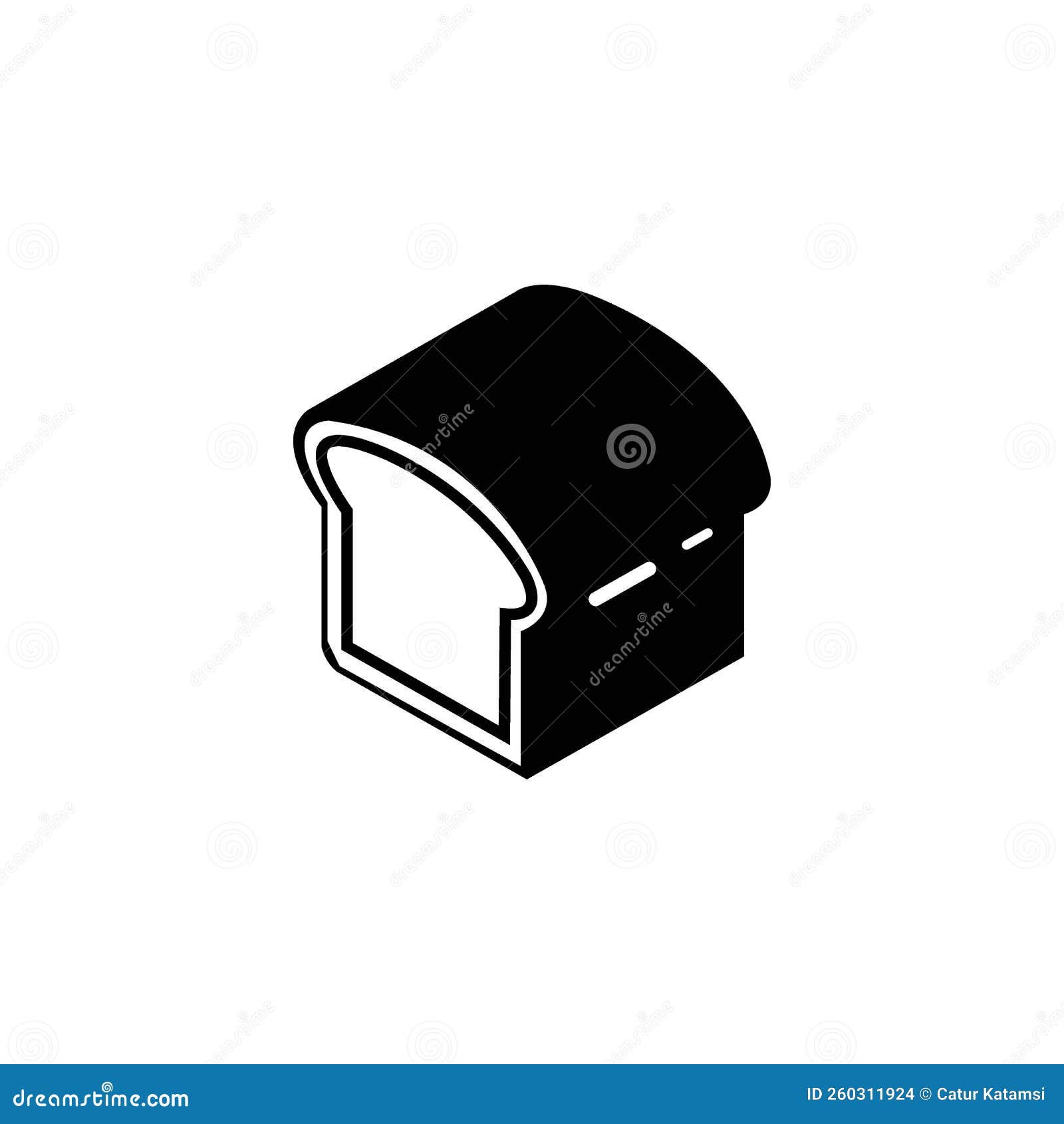 Bread icon logo vector stock illustration. Illustration of toast ...