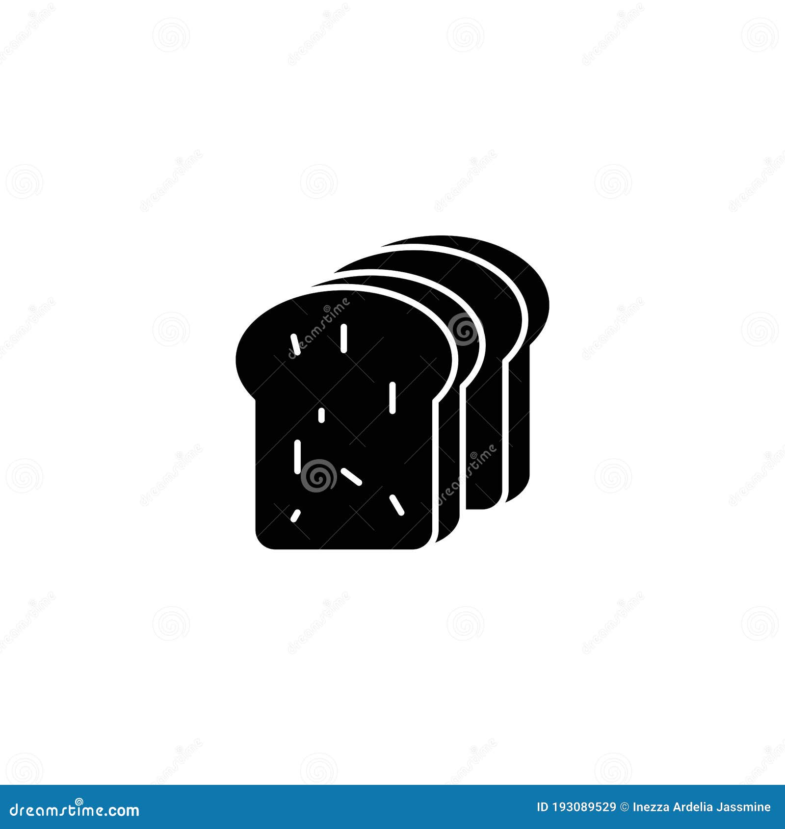 Bread Icon, Symbol Design Template Stock Vector - Illustration of fresh ...