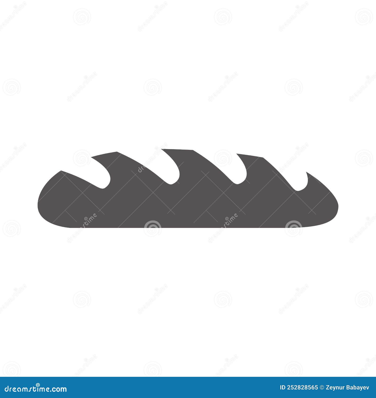 Bread Icon or Symbol for Your Design Stock Illustration - Illustration ...