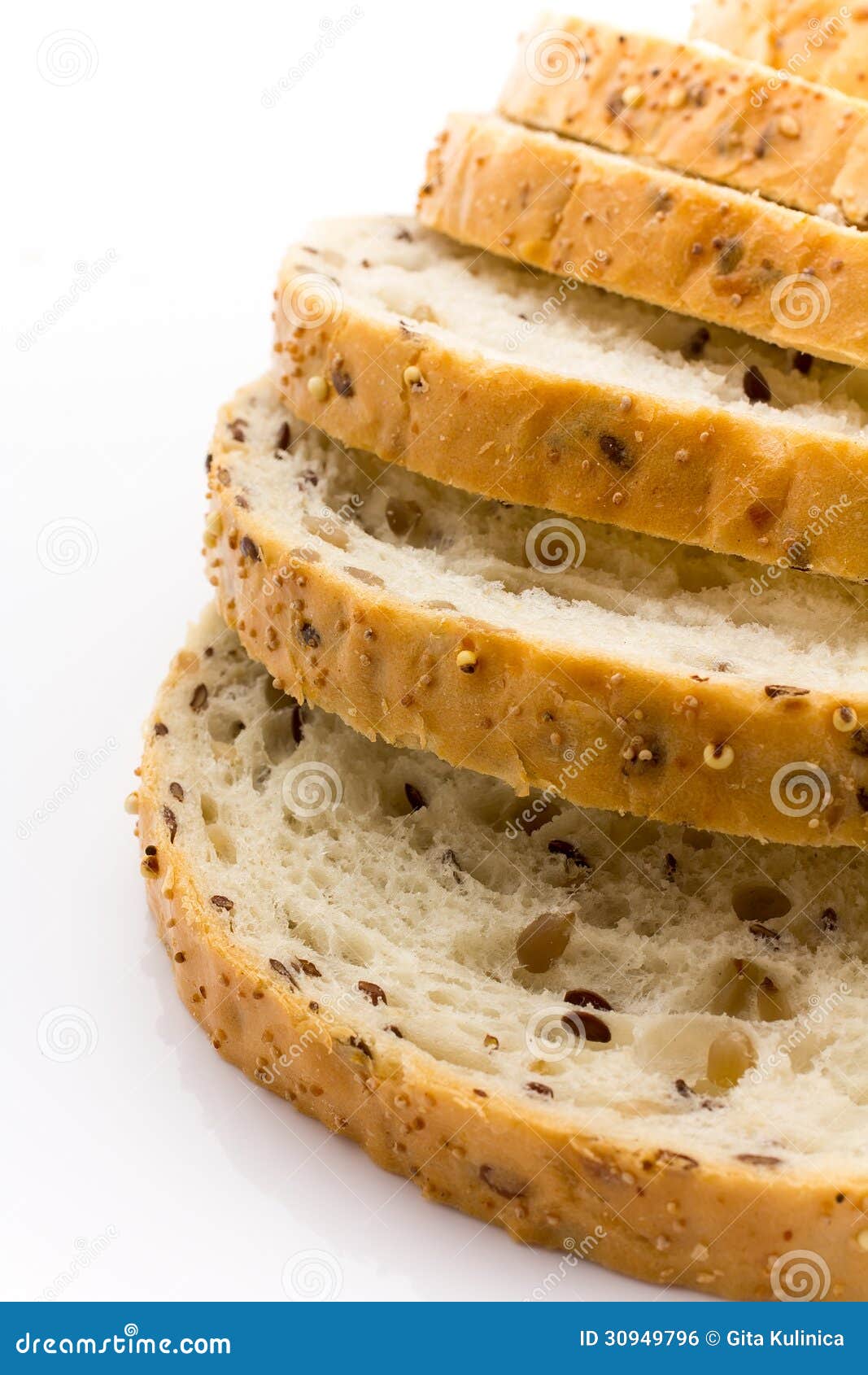Bread. stock photo. Image of healthy, isolated, baked - 30949796