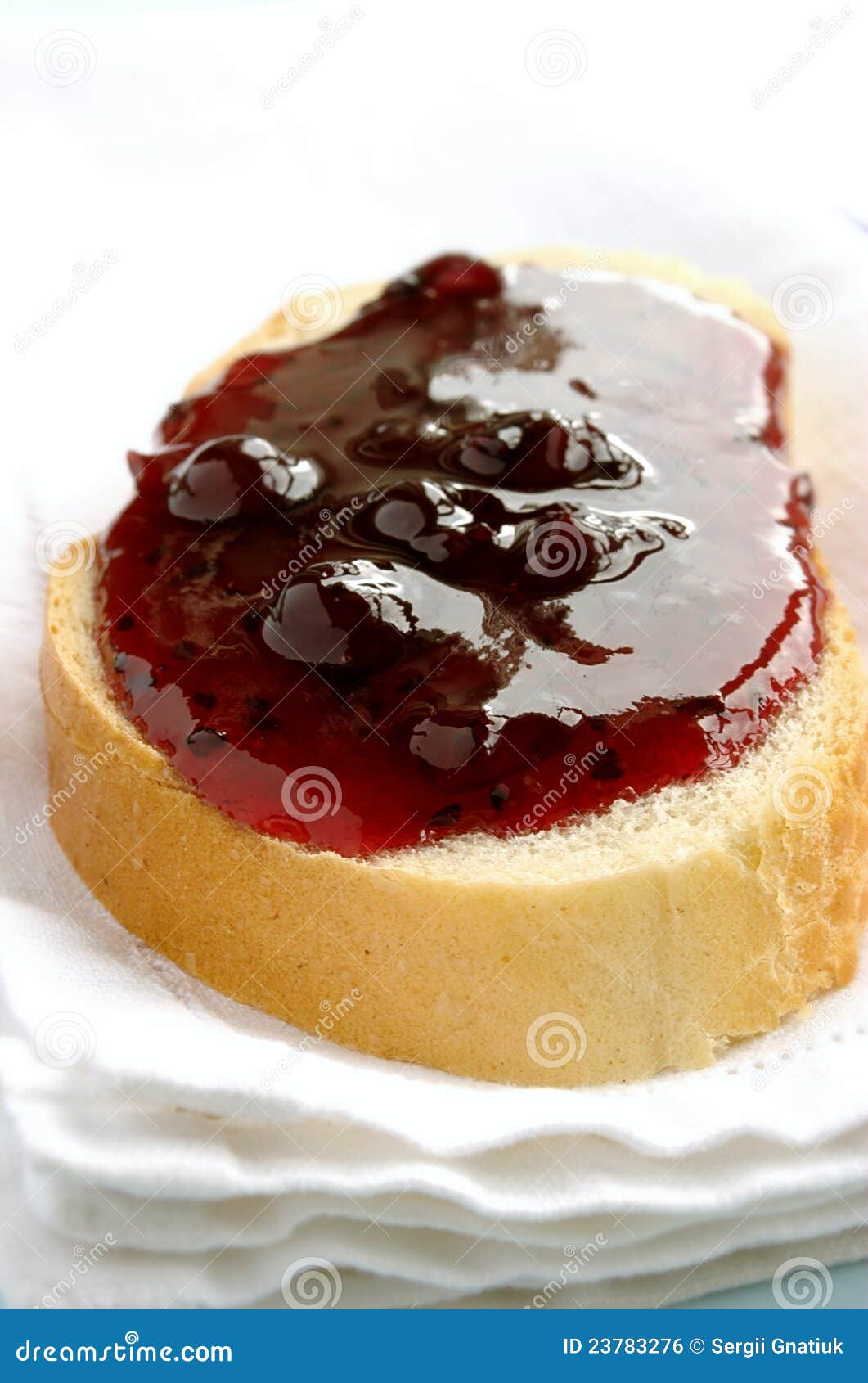 Bread and jam stock photo. Image of diet, freshness, juicy - 23783276