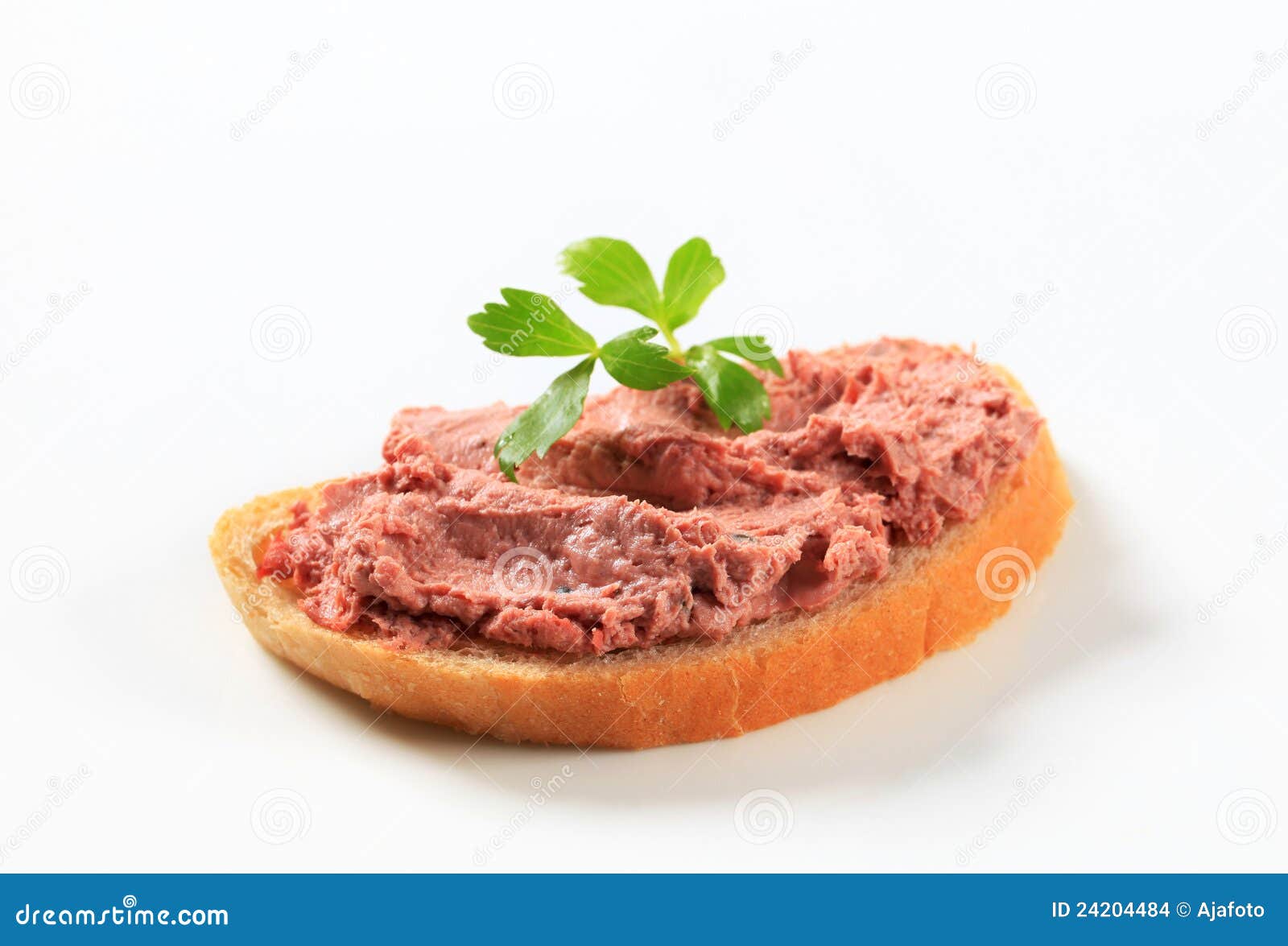 Bread and liver pate stock photo. Image of bread, gourmet - 24204484
