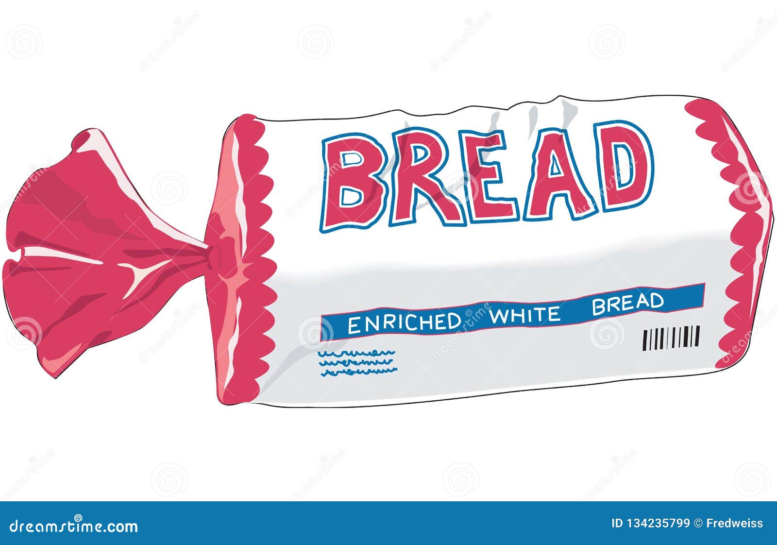 Bread Loaf Vector Illustration Stock Vector - Illustration of loaf ...