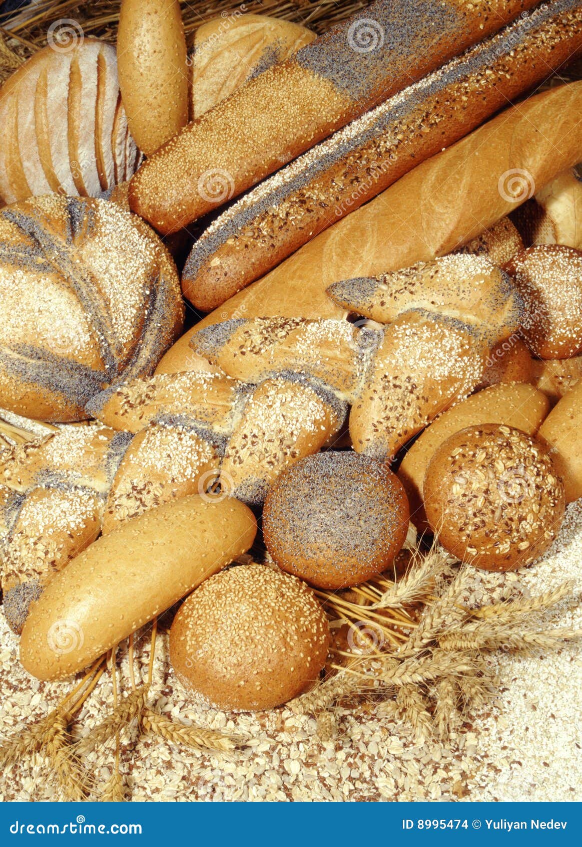 Bread loaves stock photo. Image of groceries, dinner, foodstuff - 8995474