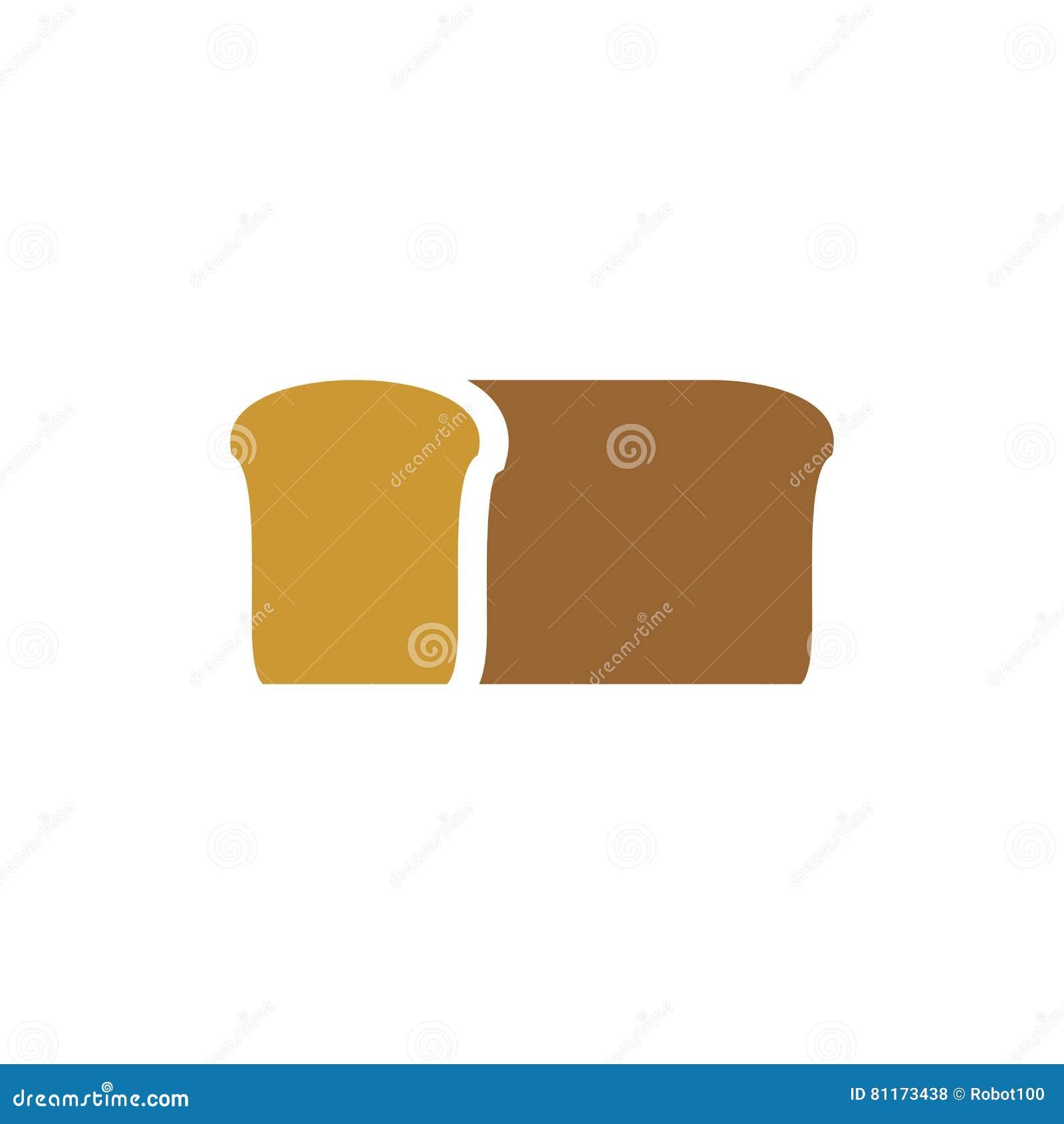 Emblem Of Loaf Bread In One Continuous Line Drawing Style For Cafe ...