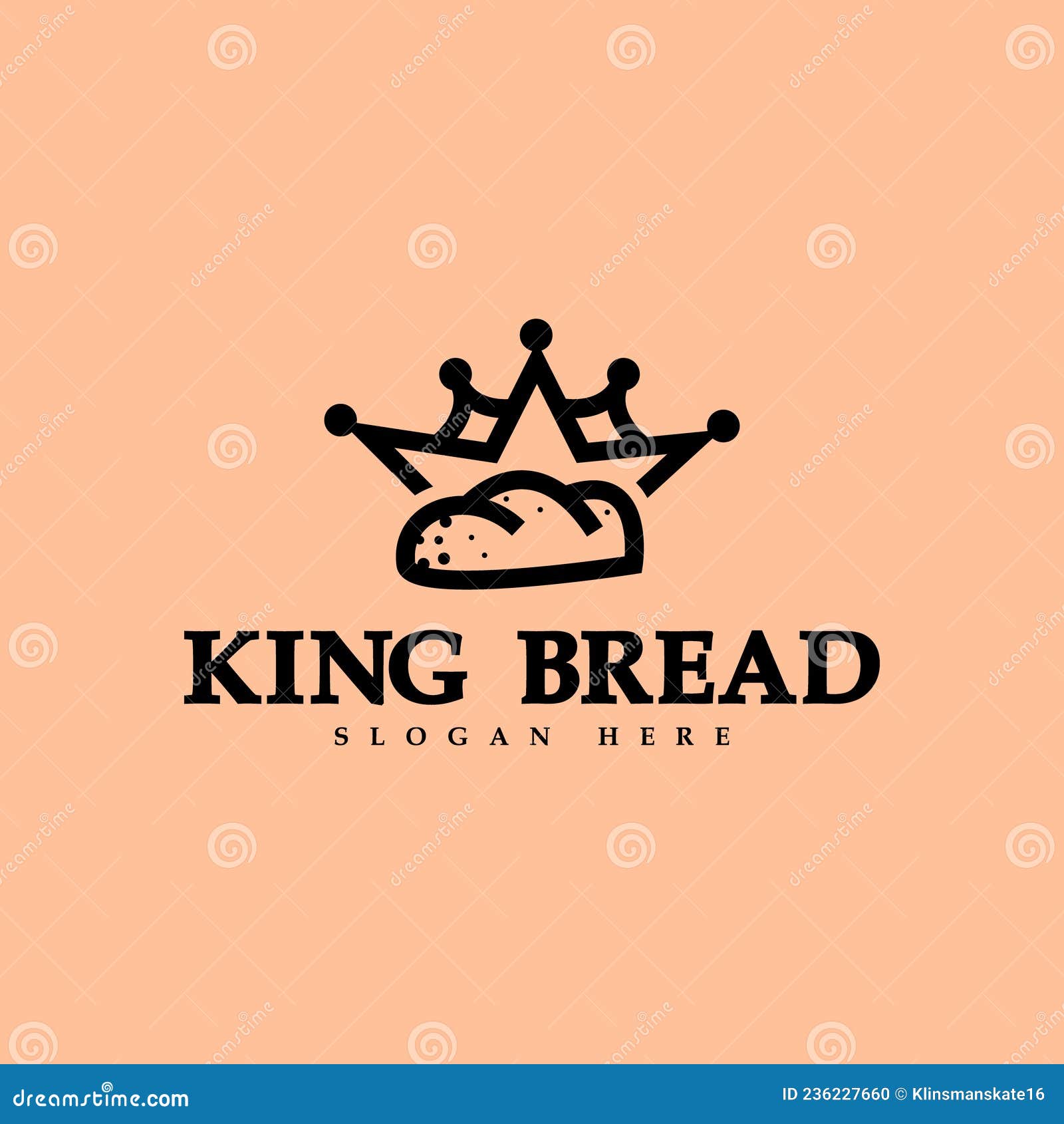 Bread Logo Design Template Concept Stock Vector - Illustration of ...