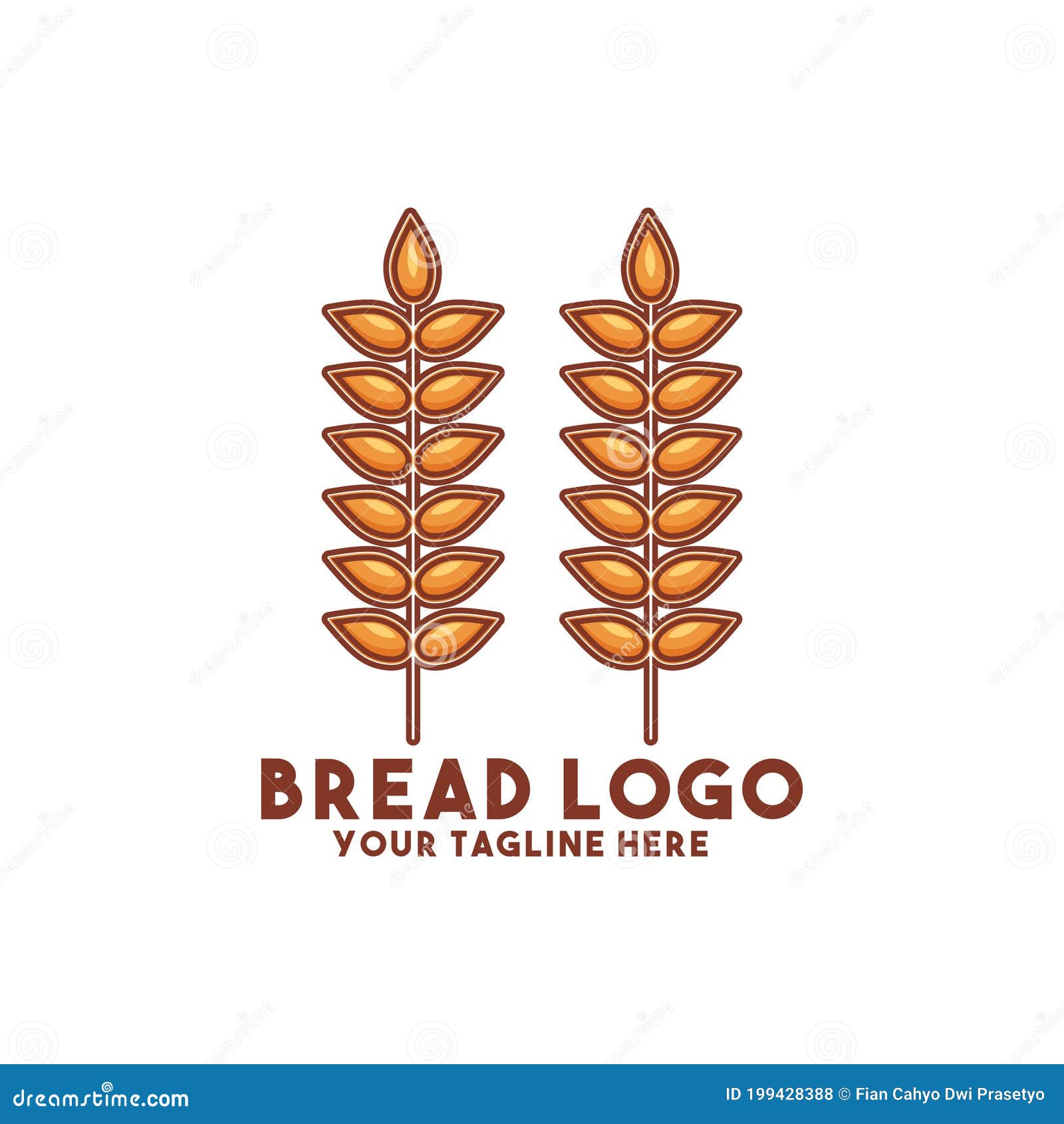 Bread Logo Modern Concept Design Stock Vector - Illustration of emblem ...