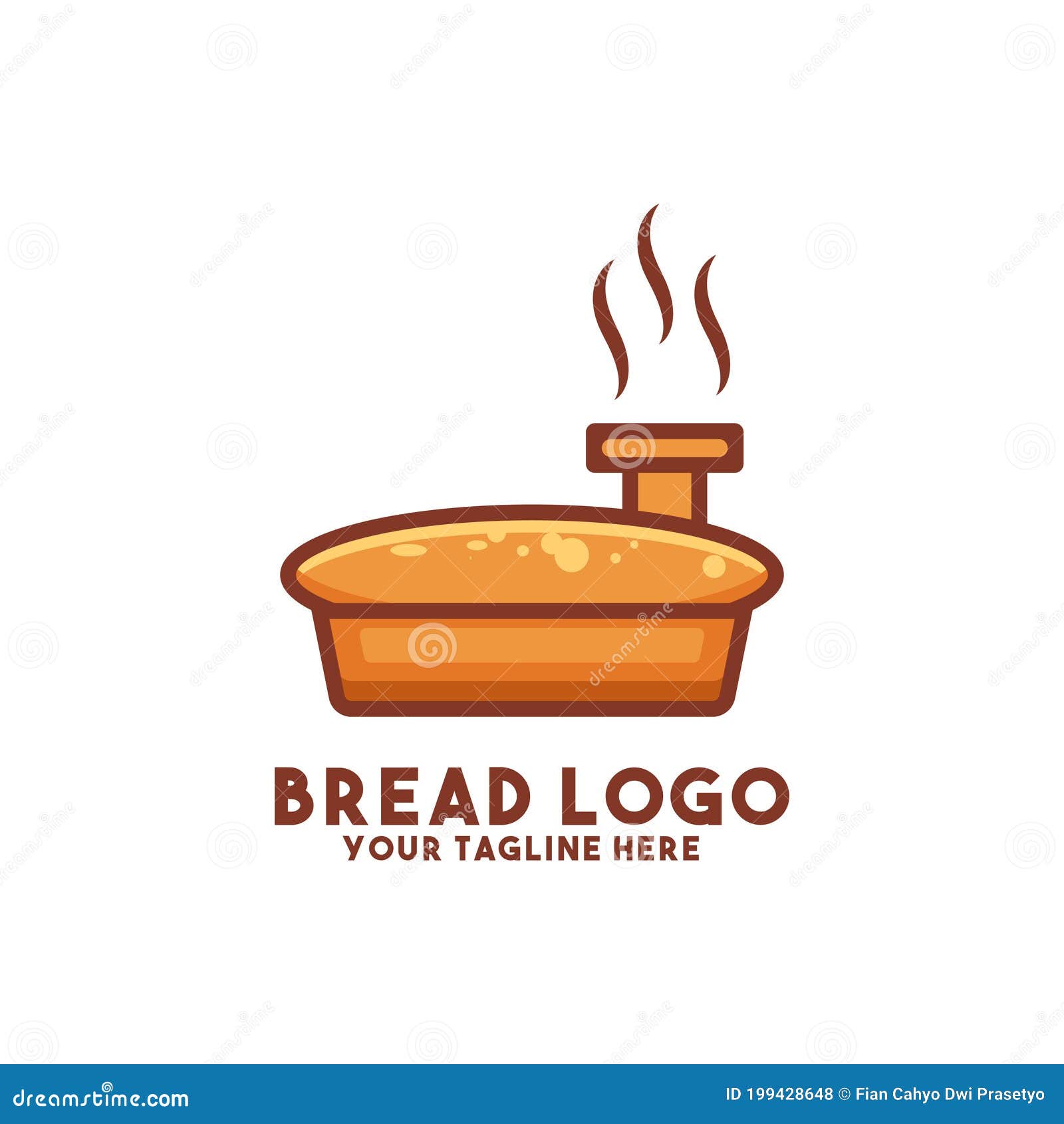 Bread Logo Modern Concept Design Stock Vector - Illustration of cupcake ...