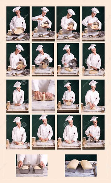 Bread Making Chart stock illustration. Illustration of healthy - 3221581