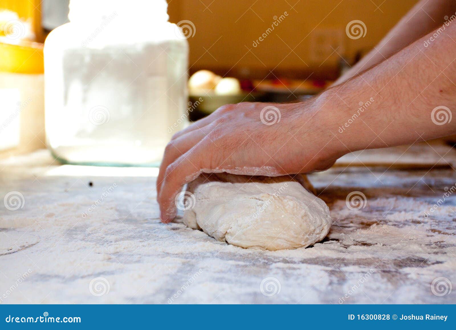 Bread Making Detail stock photo. Image of preparing, prepare - 16300828