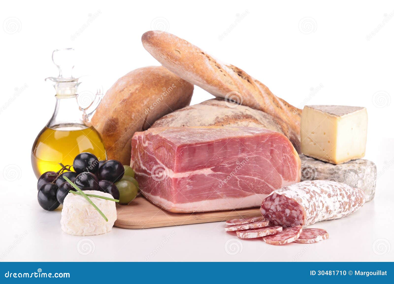 Bread and meat stock photo. Image of cuisine, composition - 30481710