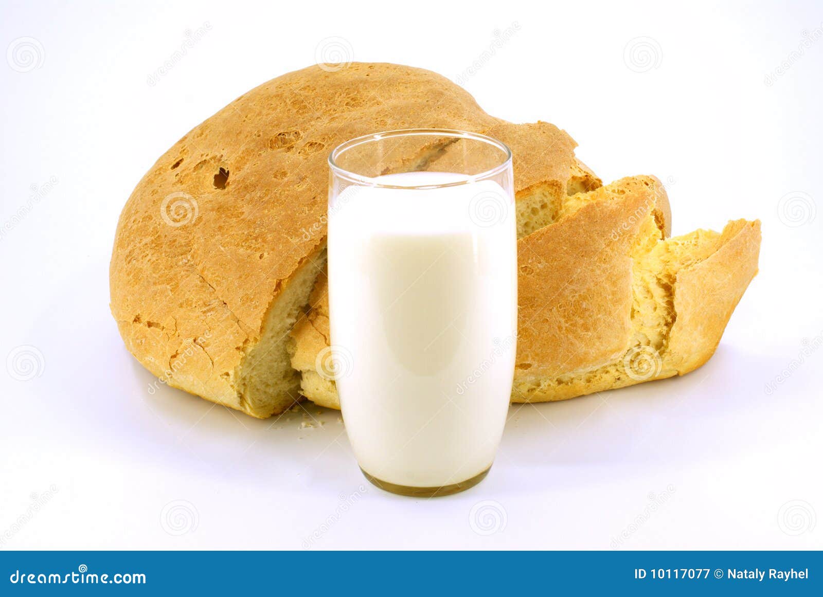 Bread and milk stock image. Image of life, glass, homemade - 10117077
