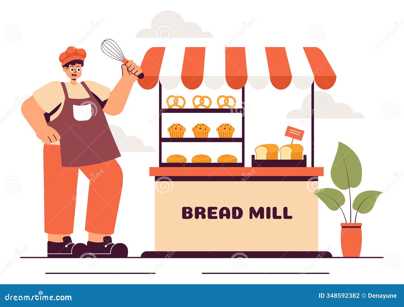 Assorted Breads Displayed On The Shelves Of Bakery Supermarkets ...