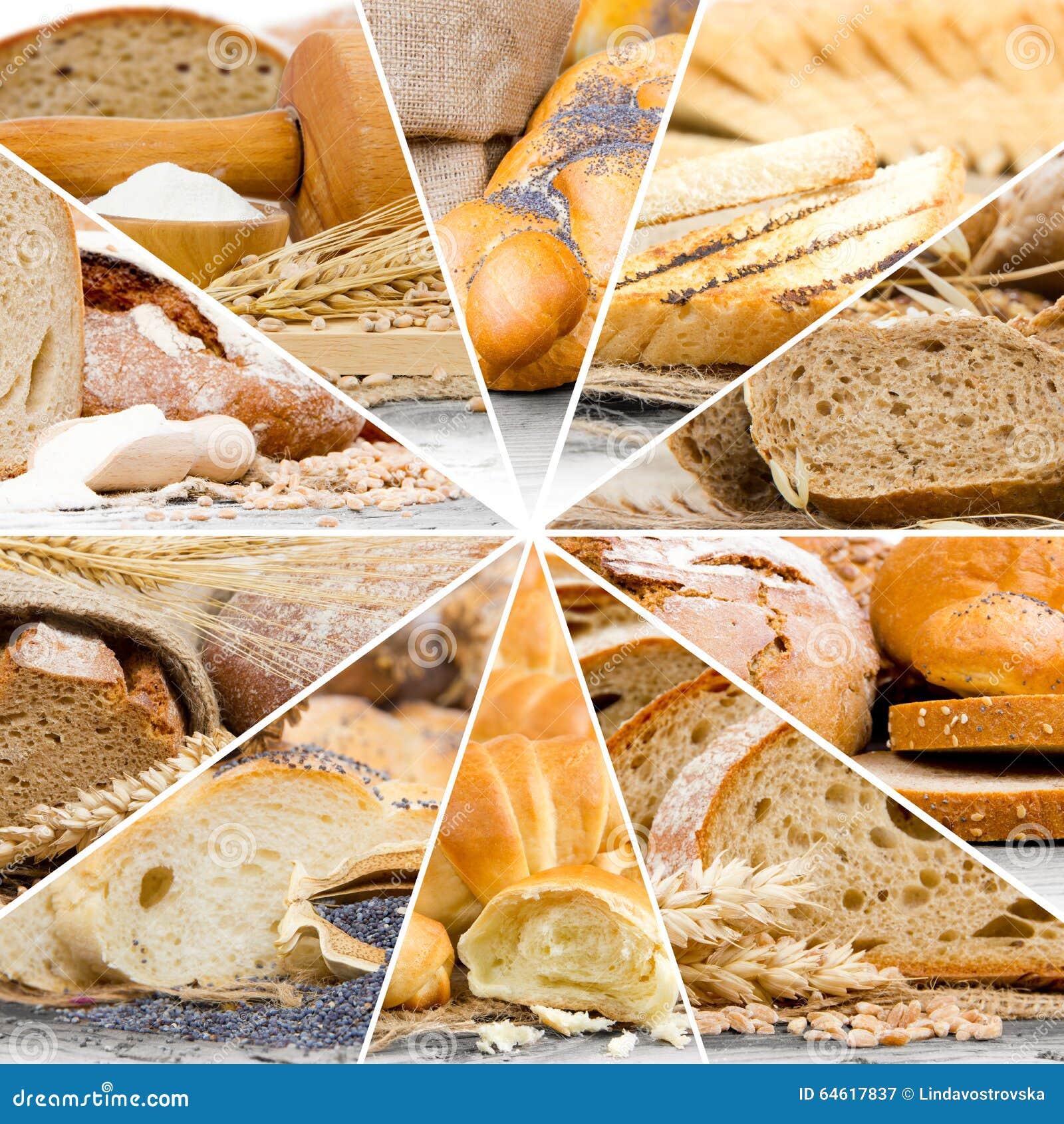 Bread Mix stock image. Image of diet, composition, assortment - 64617837