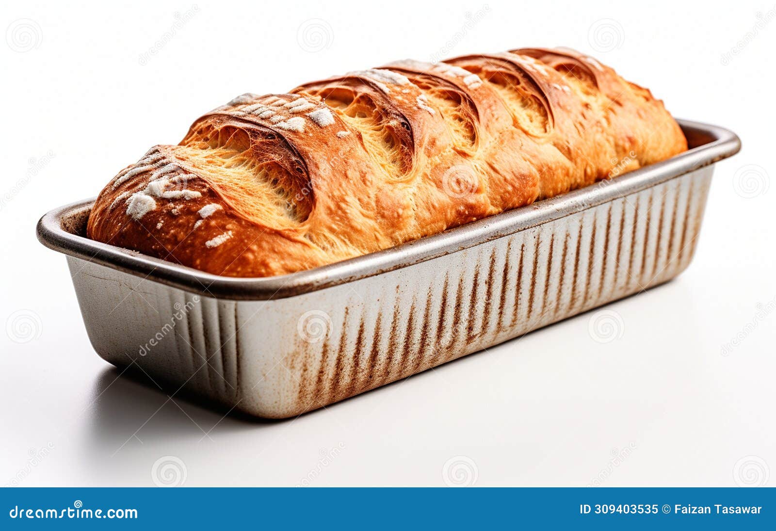 Bread Pan on a Clear Background Stock Image - Image of utensil, kitchen ...