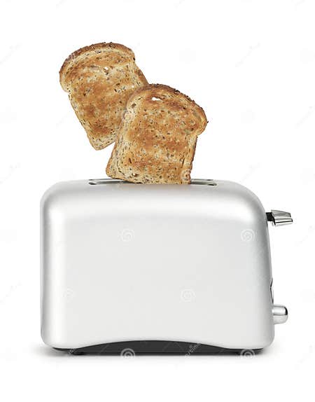 Bread Popping Out of Toaster Stock Image - Image of popping, automatic ...