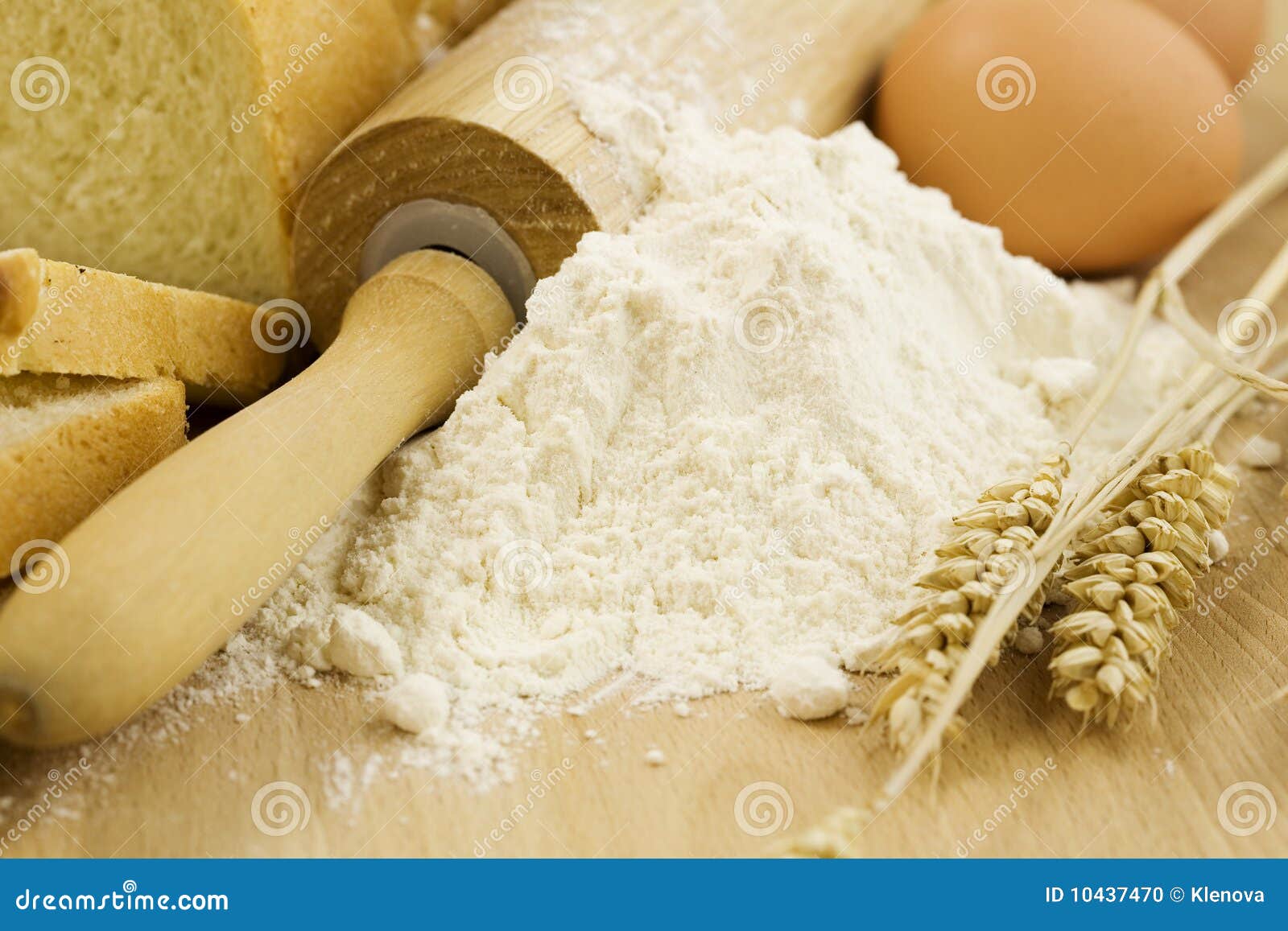 Bread preparation stock photo. Image of butter, bakery - 10437470