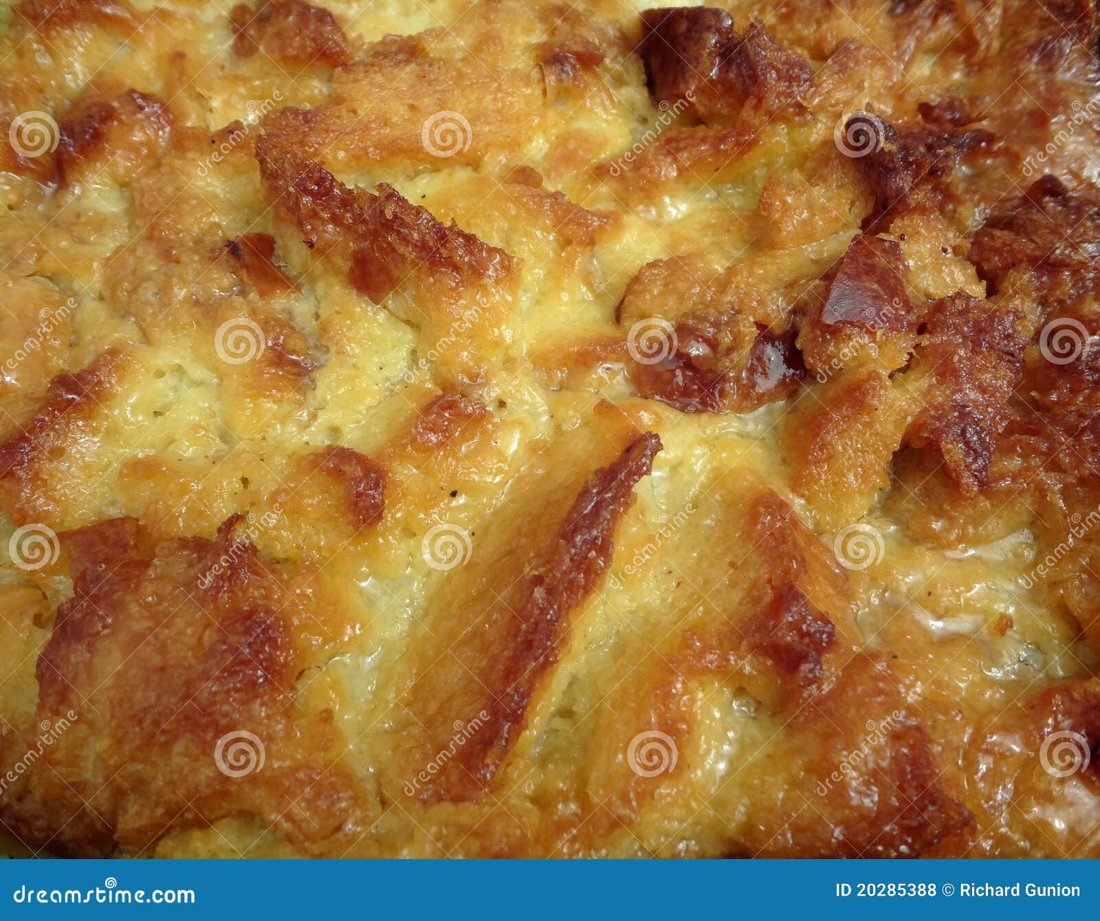 Bread Pudding Close-up stock photo. Image of dessert - 20285388