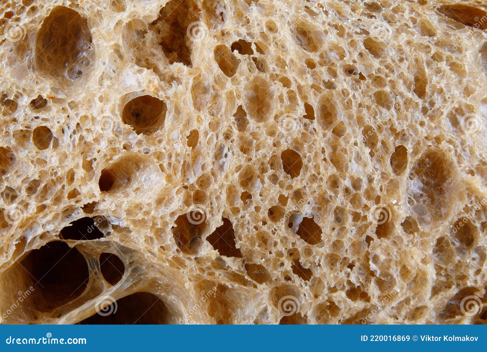 Bread Pulp. Bread Crumb Close-up Stock Image - Image of rustic, gourmet ...