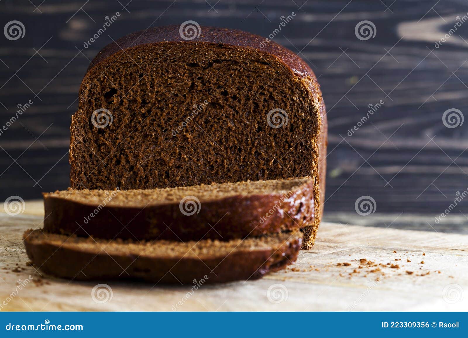 Bread pulp stock photo. Image of slice, grain, chunk - 223309356