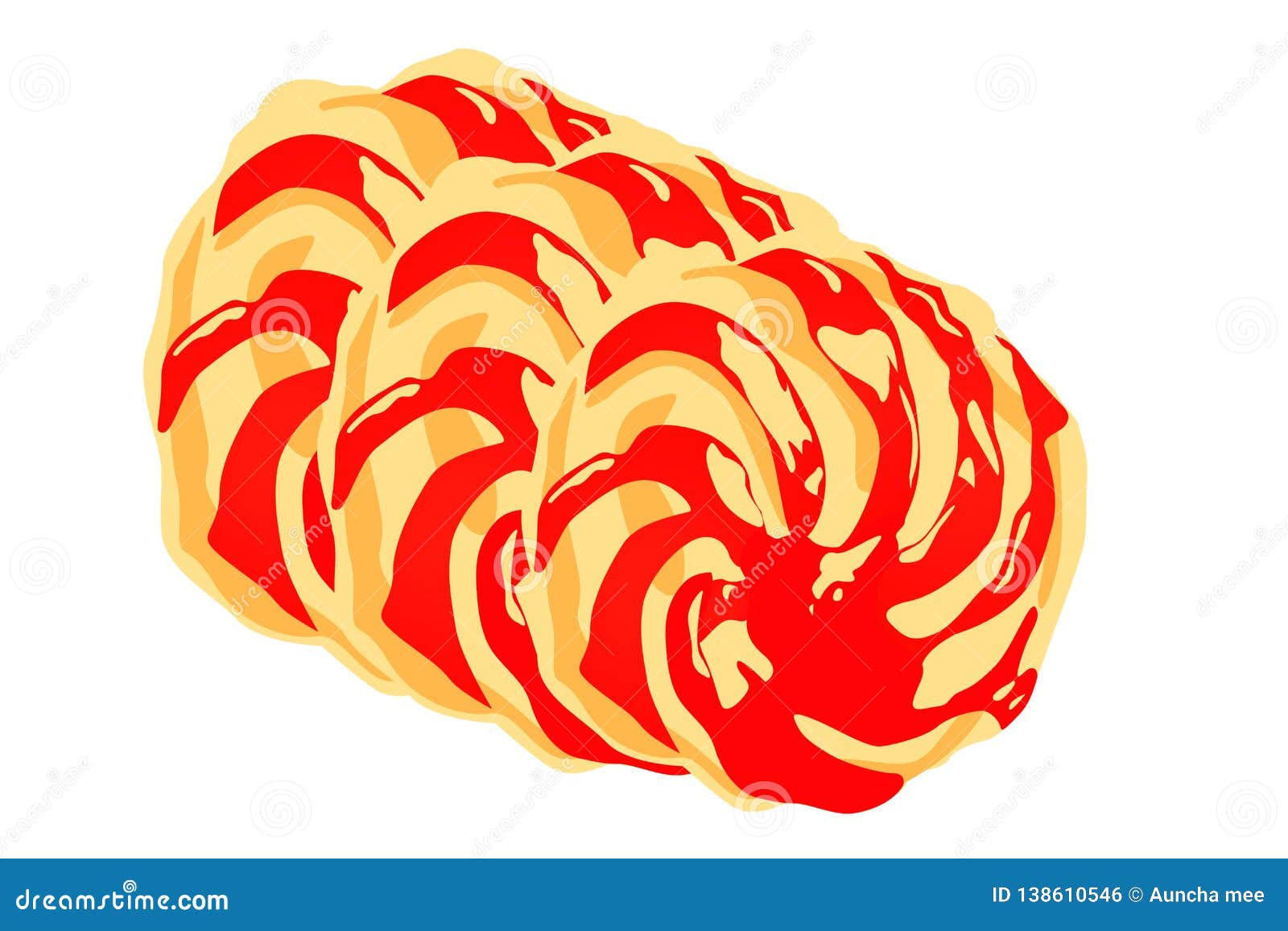 Bread with red jam stock photo. Image of cartoon, creating - 138610546
