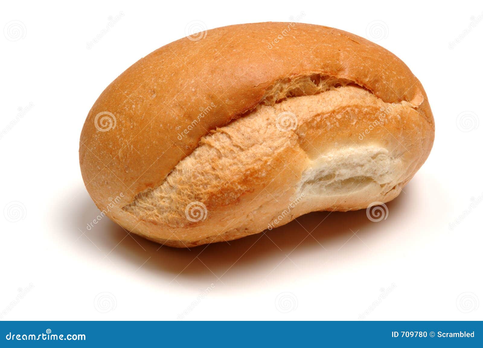 Bread Roll Buns In A Brown Paper Bag. Eco Friendly Disposable ...