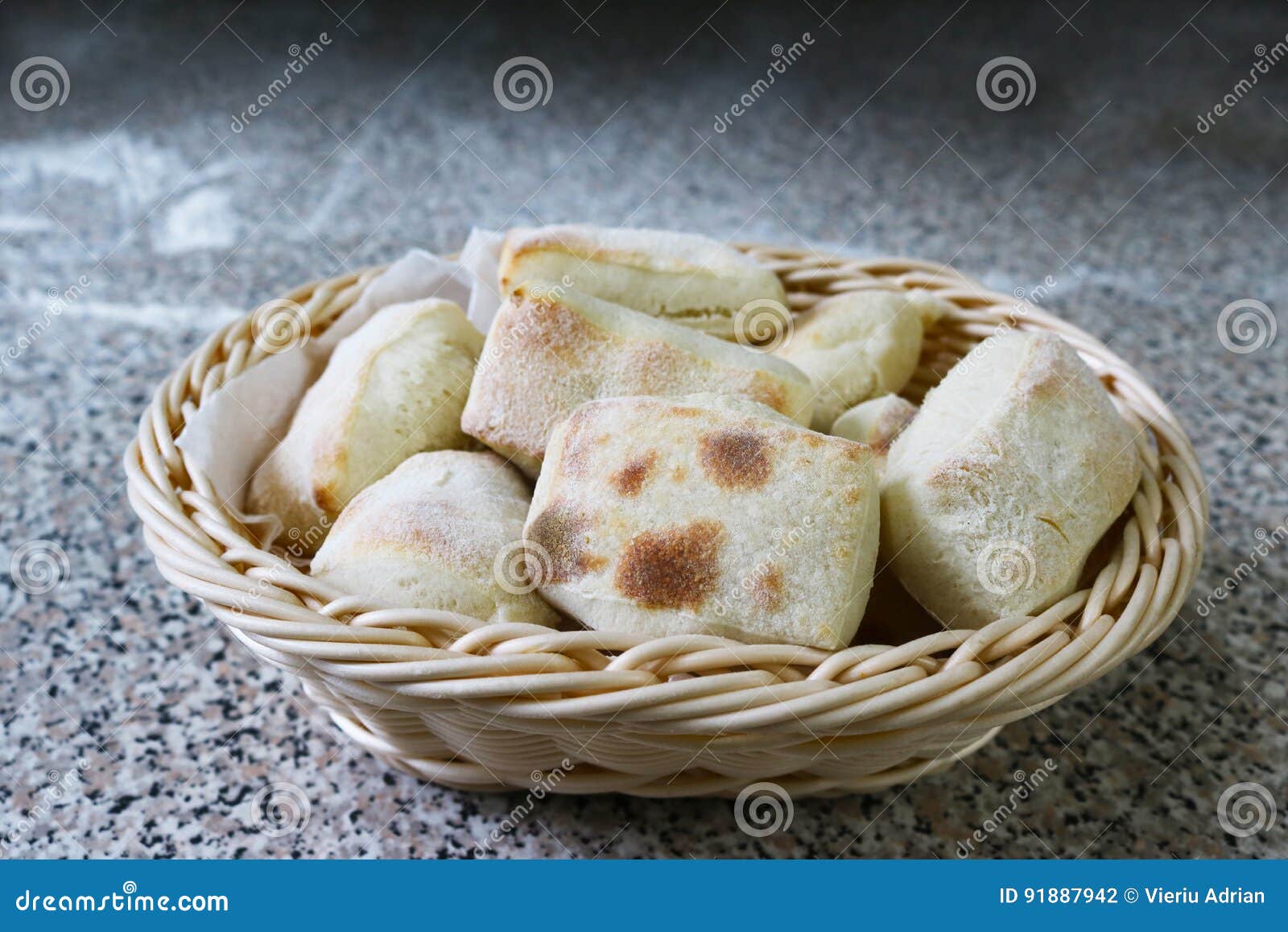 Bread roll food restaurant stock photo. Image of close - 91887942
