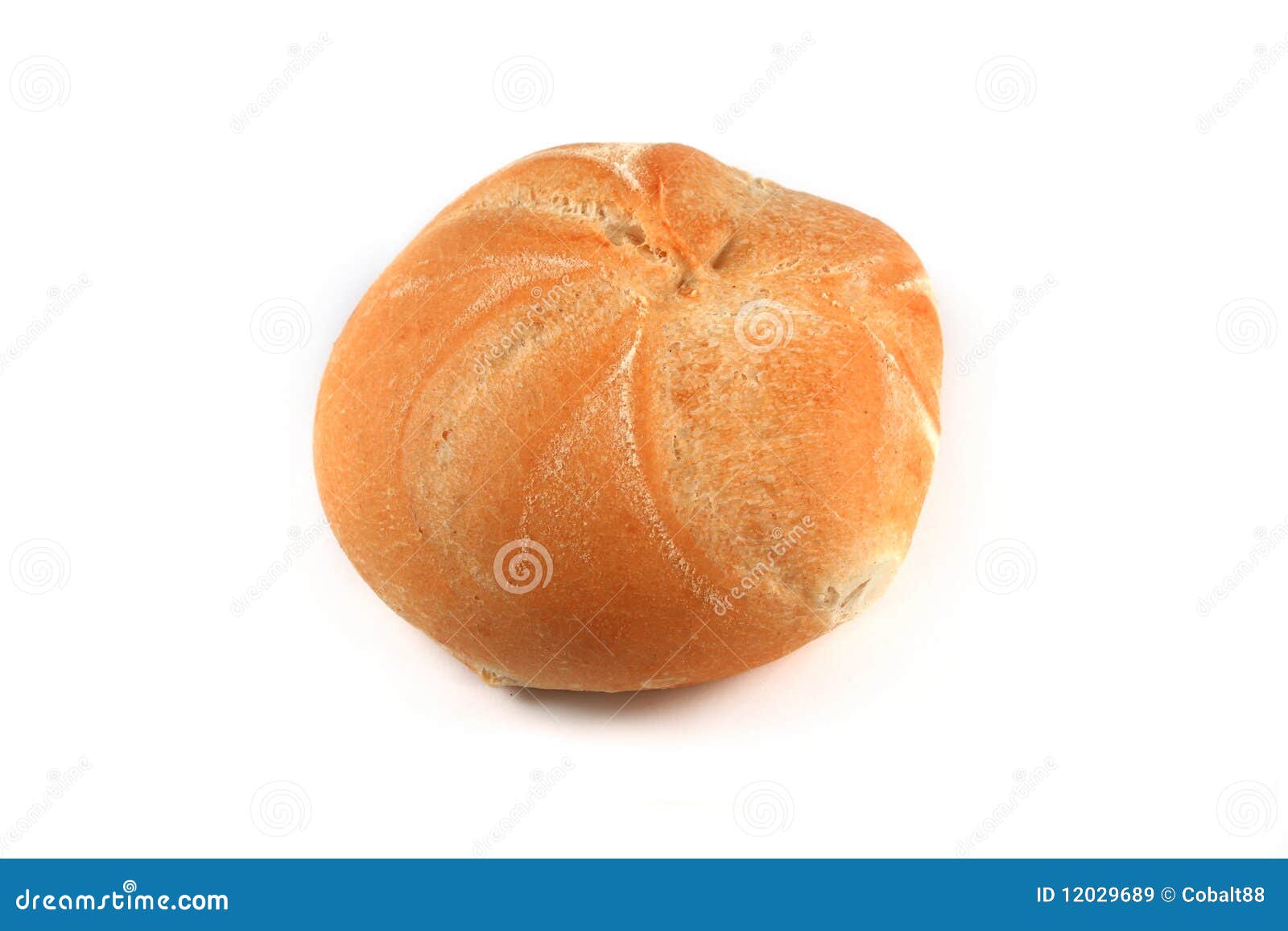 Bread roll isolated stock image. Image of roll, ingredients - 12029689