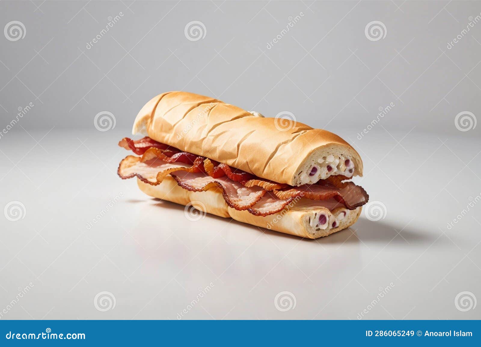 Bacon Roll Cartoon Vector.Bacon Roll With Enoki Mushroom Grilled With ...