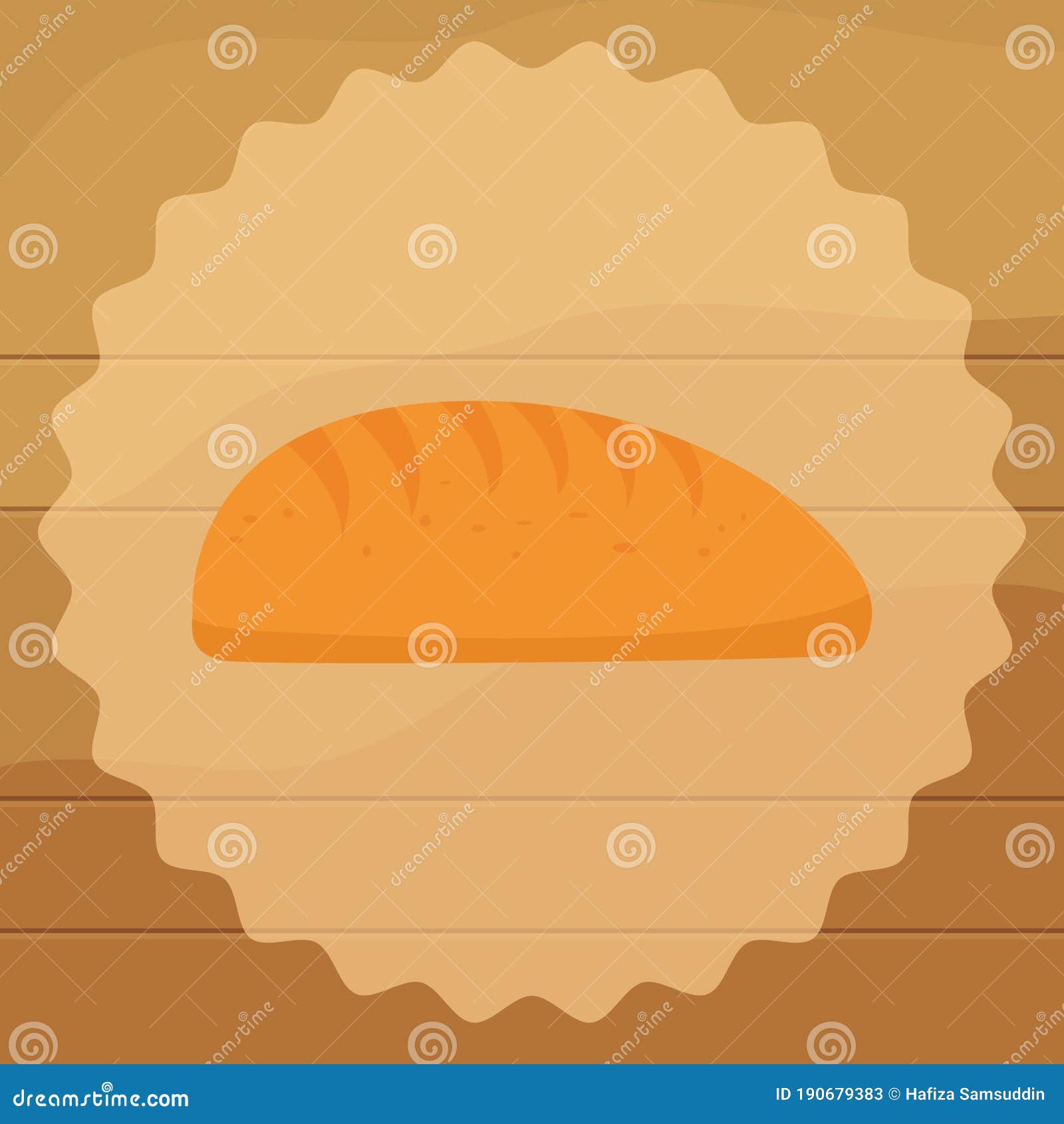 Print stock vector. Illustration of bakery, roll, pastries - 190679383