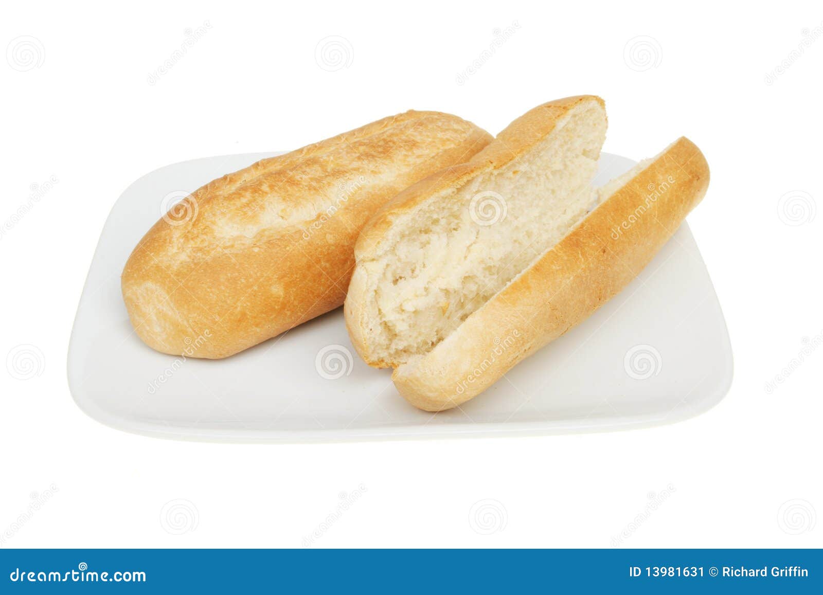 Bread rolls stock image. Image of roll, crust, isolated - 13981631