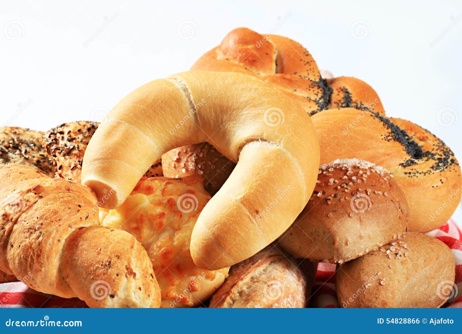 Bread rolls and buns stock photo. Image of bread, crescent - 54828866