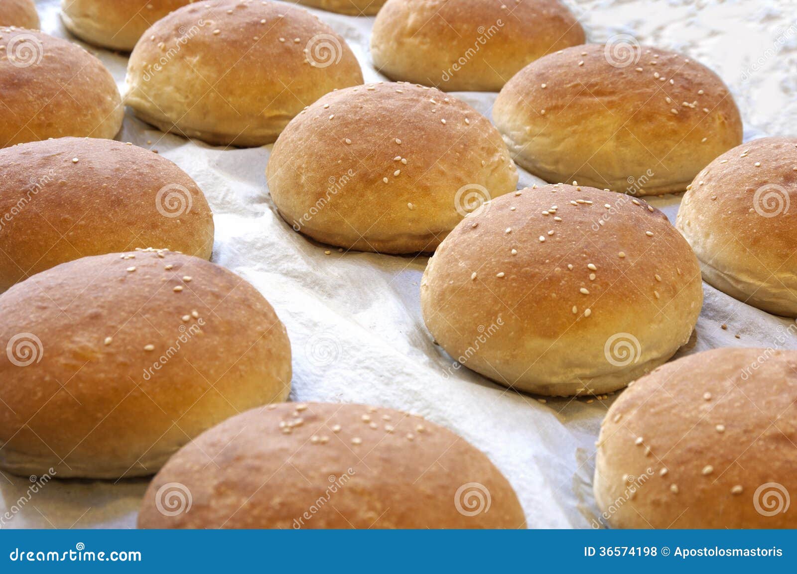 Bread rolls stock photo. Image of baking, paper, bakery - 36574198