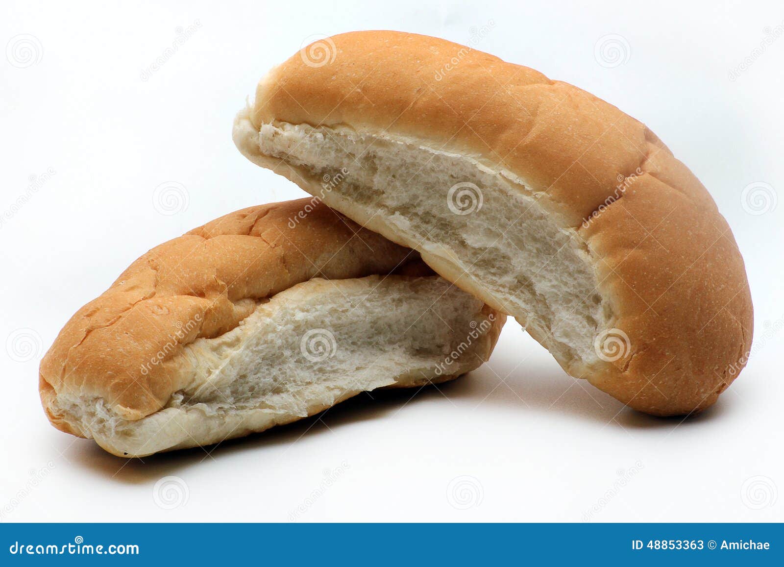 Bread Rolls stock image. Image of white, baguettes, bake - 48853363