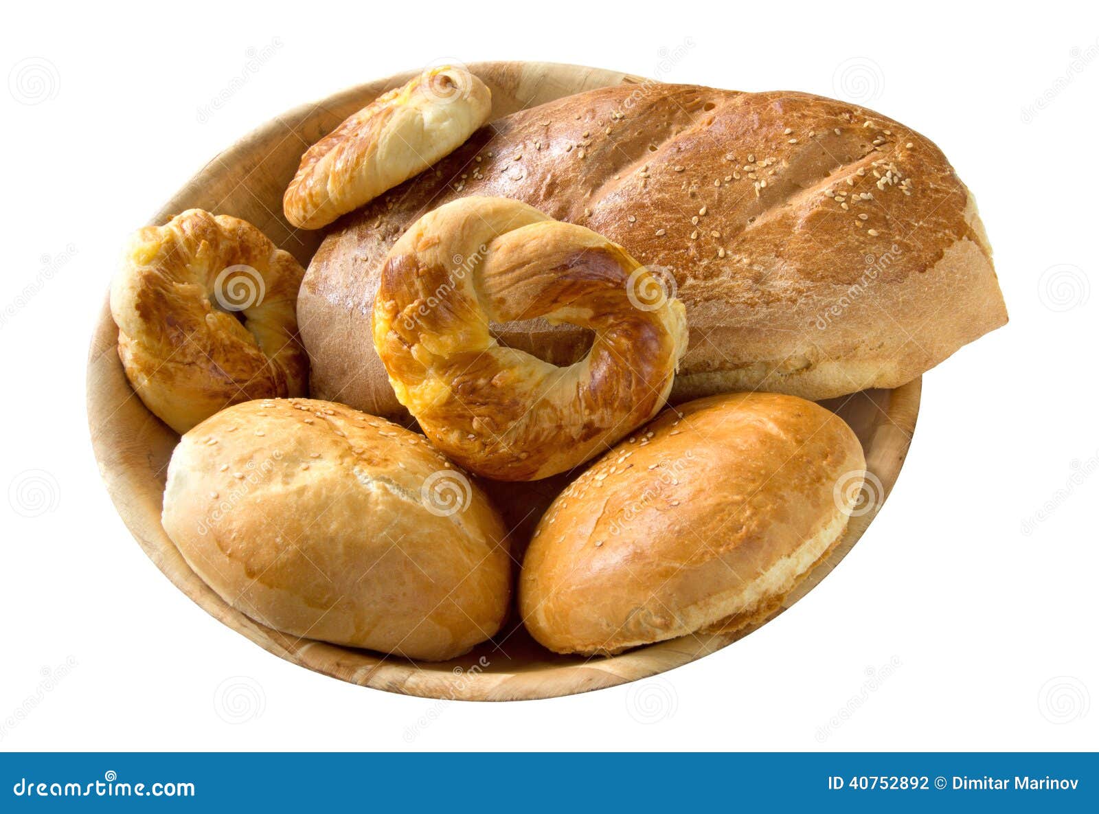 Bread rolls and loaf stock photo. Image of bread, grain - 40752892