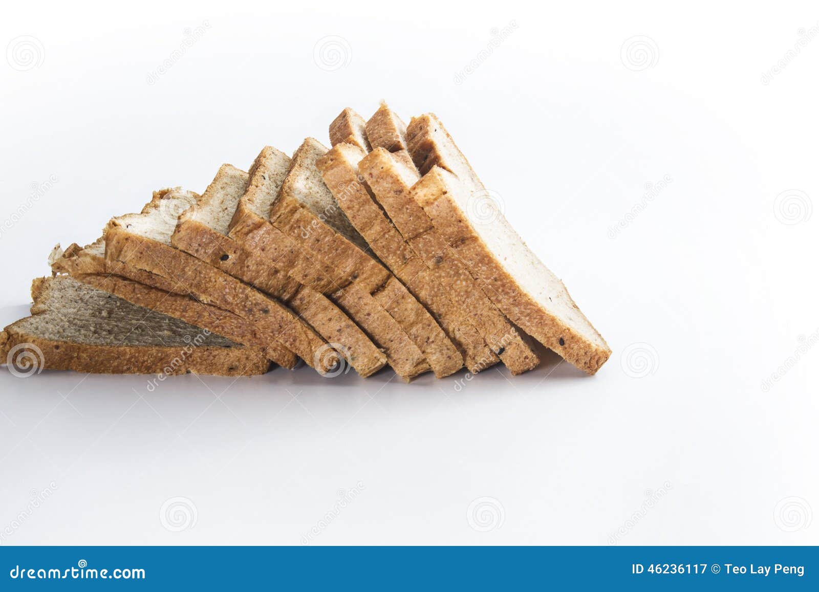 Bread in row stock image. Image of loaf, brown, delicious - 46236117