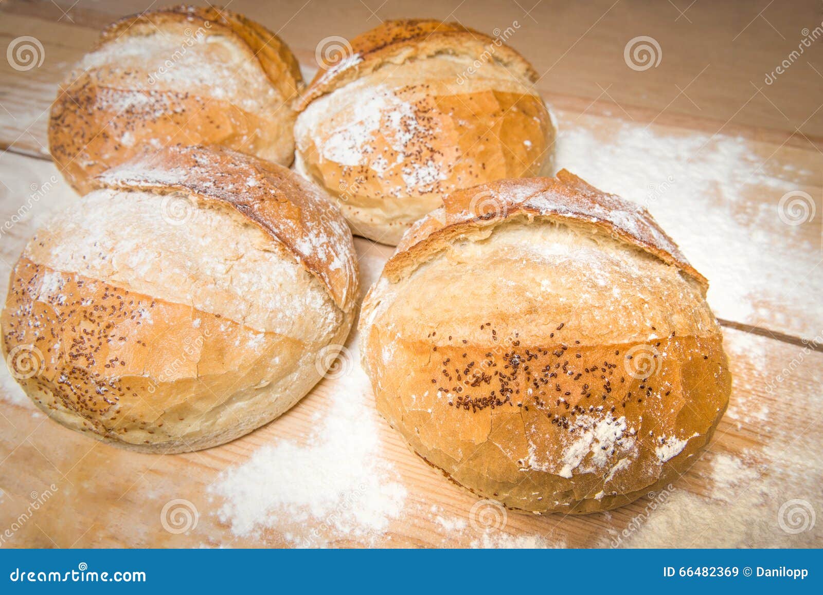 Bread rustic stock image. Image of horizontal, kitchen - 66482369