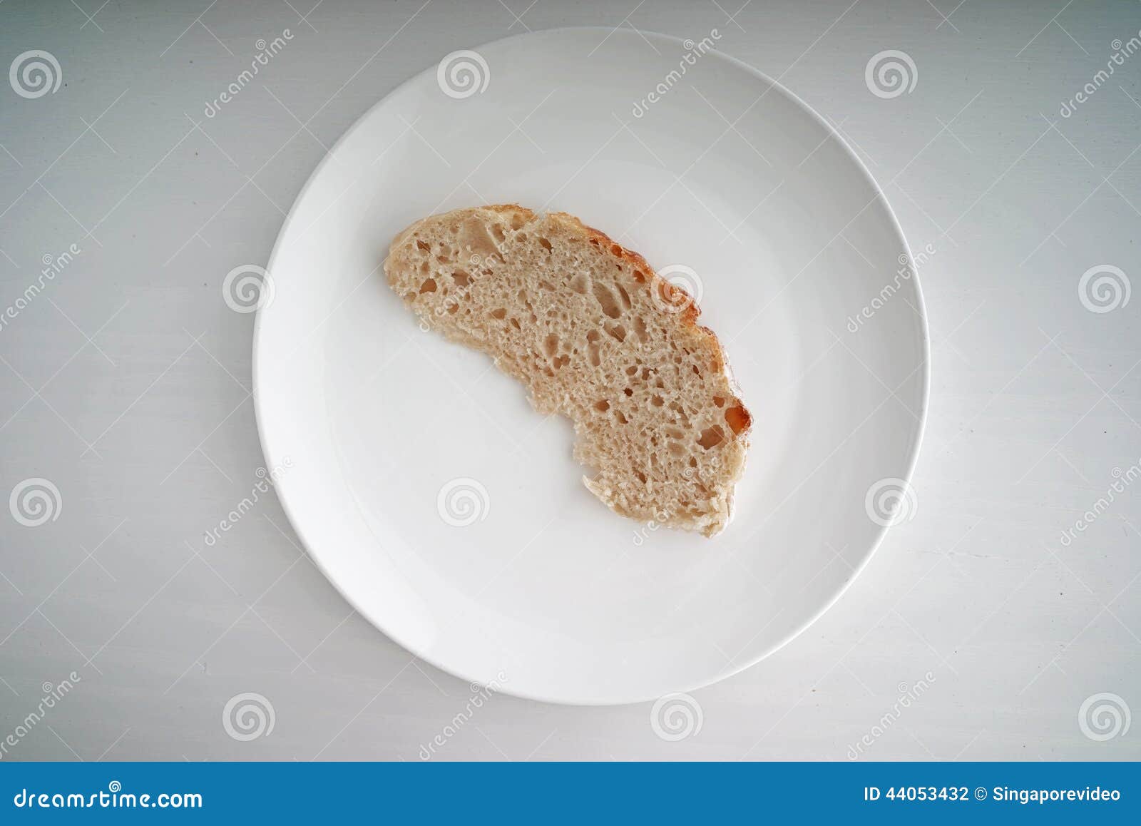 Bread Served on White Table Stock Photo - Image of table, serve: 44053432